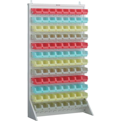 TRUSCO中山 (大型) TRUSCO 263-9155 T-16128N-SK-AW パネルコンテナラック 片面式・床置タイプ・コンテナ ...