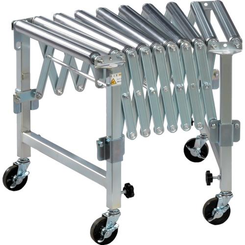 TRUSCO中山 (大型) TRUSCO 384-2237 TFR38N1-04X11 フレキシブル伸縮ローラーコンベヤ ローラー径38.1 ローラー幅400 機幅490 機長442~1121 ...