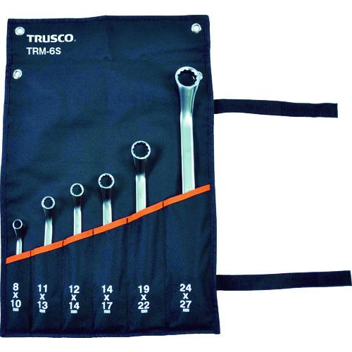 TRUSCO中山 TRUSCO 416-0801 TRM-6S 45°両口メガネレンチセット(6本組) 4160801 : ハカル.com ...