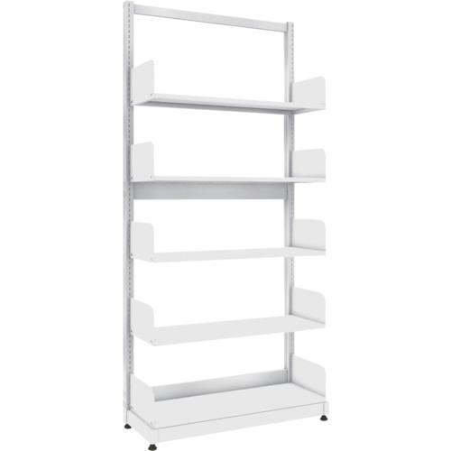 TRUSCO中山 (大型) TRUSCO 459-2671 BS-SS63Y-5 単柱書架 単式 A4横 W900XD320XH1975 5段 ...