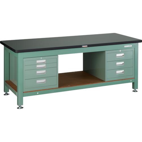 TRUSCO中山 (大型) TRUSCO 467-2658 RTW-1800D3D4 RTW型作業台 1800X750XH740 3段・4段引出付 4672658 : ハカル.com ...