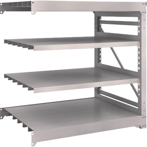 (大型)TRUSCO 508-2129 M10-4494B NG スチールラック M10型重量棚 1200X900XH1200 4段 連結 ネオグレー 5082129 :508-2129:ハ ...