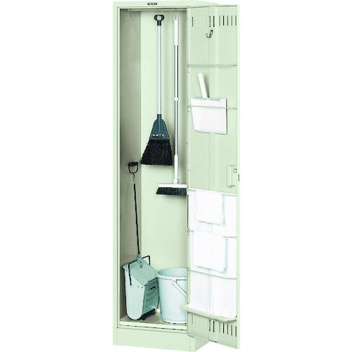 TRUSCO中山 (大型) TRUSCO 519-0037 NKHC 掃除用具ケース 浅型 パイプ付W455XD400XH1790 ...