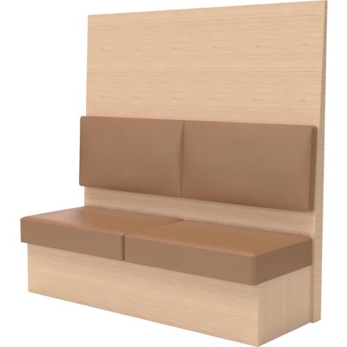 TRUSCO中山 (大型) TRUSCO 557-3247 MBS54NLBR ミーティングベンチシングル H1500XW1500XD575 ...