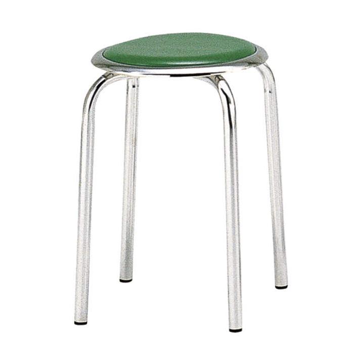(直送)ビニールシート丸椅子 M-24M グリーン : 57-0244 : ハカル.com・Yahoo!店 - 通販 - Yahoo!ショッピング
