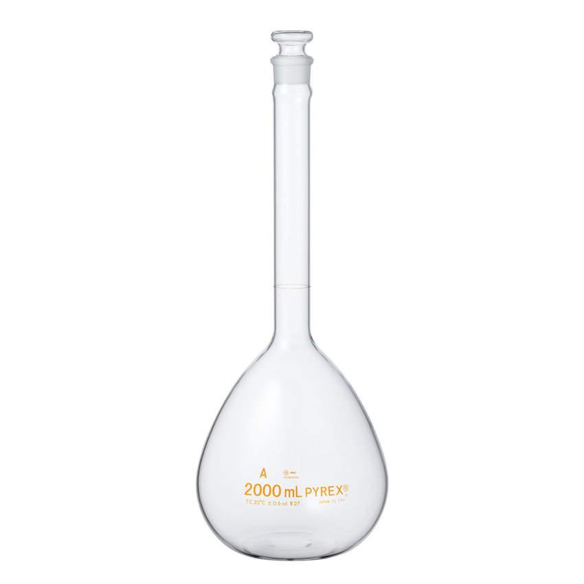 PYREX 5640JIS-2L 2000ml メスフラスコ 白 : ハカル.com・Yahoo!店 - 通販 - Yahoo!ショッピング