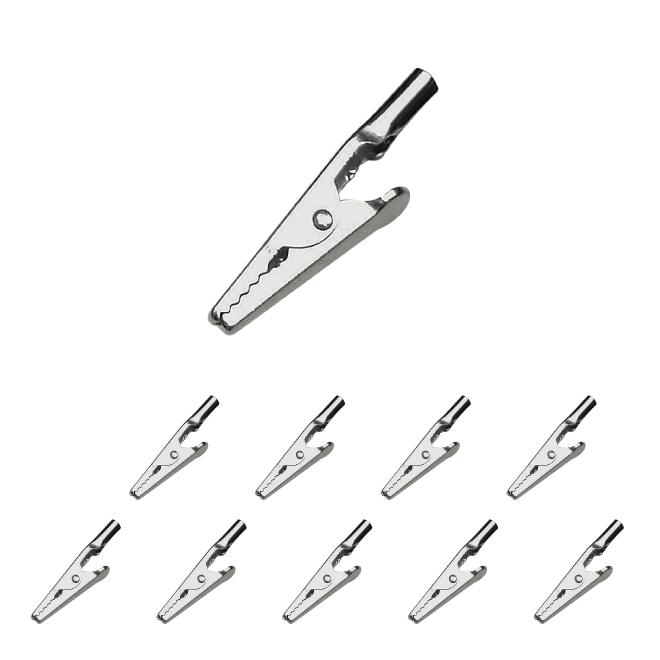 HOZAN F-154-3 ワニグチクリップ 10個入 ホーザン : ハカル.com・Yahoo!店 - 通販 - Yahoo!ショッピング