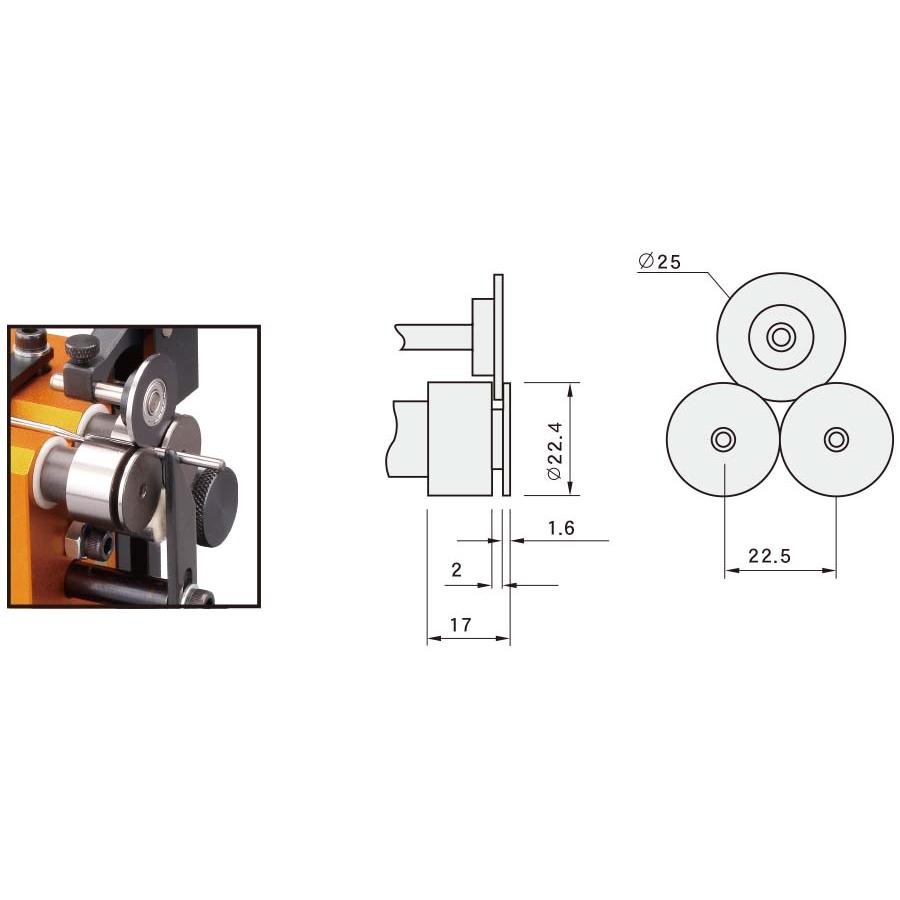 ファーステック FT-PGCB PGC型偏心検査器 溝付きローラー :ftpgcb-firstec-y185443:ハカル.com・Yahoo!店 - 通販 - Yahoo!ショッピング