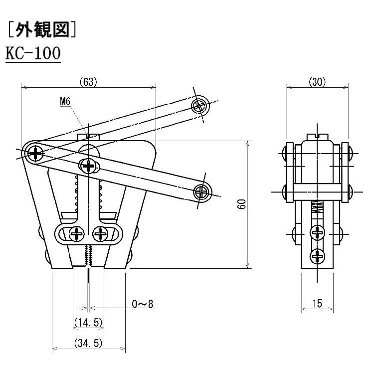 イマダ KC-100 フォースゲージアタッチメント クサビチャック IMADA : ハカル.com・Yahoo!店 - 通販 - Yahoo!ショッピング