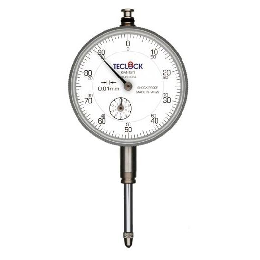 テクロック KM-121 0.01mm目盛長ストロークダイヤルゲージ TECLOCK : ハカル.com・Yahoo!店 - 通販 - Yahoo!ショッピング