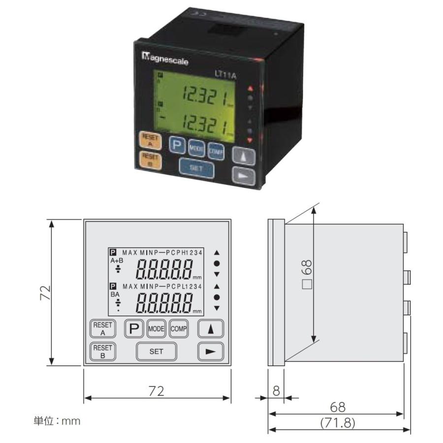 マグネスケール LT11A-101 デジタルゲージ表示ユニット : ハカル.com・Yahoo!店 - 通販 - Yahoo!ショッピング