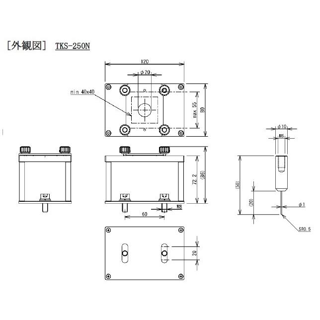 イマダ TKS-250N フィルム突き刺し試験用治具 フォースゲージ圧縮試験系アタッチメント IMADA : ハカル.com・Yahoo!店 - 通販 - Yahoo!ショッピング