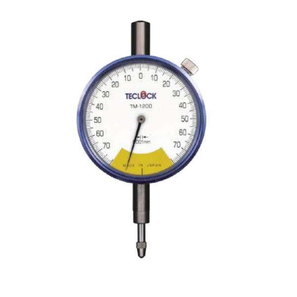 テクロック TM-1200f 1回転未満ダイヤルゲージ 平裏ぶたタイプ TECLOCK : ハカル.com・Yahoo!店 - 通販 - Yahoo!ショッピング