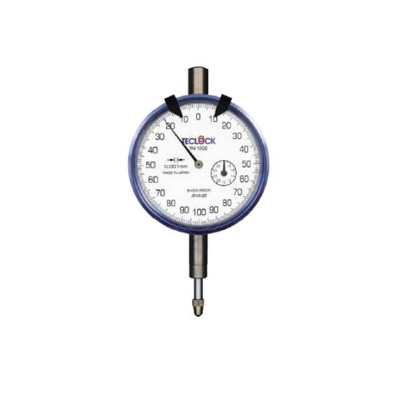 テクロック TM-1202f 0.001mm目盛ダイヤルゲージ 平裏ぶたタイプ TECLOCK : ハカル.com・Yahoo!店 - 通販 - Yahoo!ショッピング
