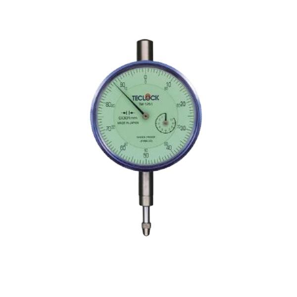 テクロック TM-1251f 0.001mm目盛ダイヤルゲージ 平裏ぶたタイプ TECLOCK : ハカル.com・Yahoo!店 - 通販 - Yahoo!ショッピング