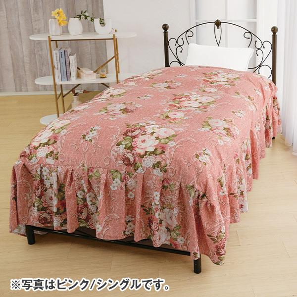 ぽかぽかフリル付ベッド布団カバー セミダブル170×210cm : 0105329b : はぴねすくらぶYahoo!ショップ - 通販 - Yahoo!ショッピング