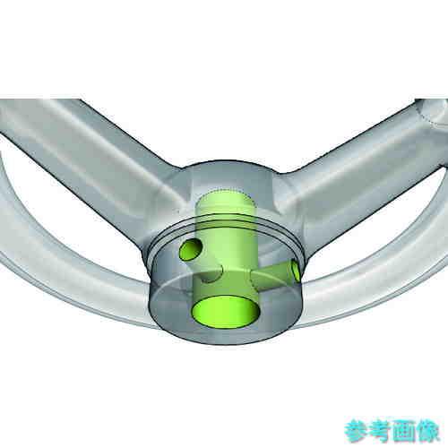 イマオ DA100RG-H12 ハンドル ディスク型アルミニウムハンドル車(加工付) ハンドル径100mm :1325482:イーキカイ ...