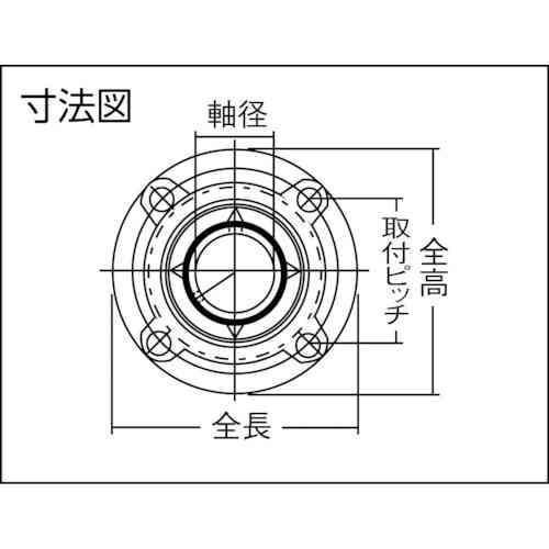 NTN UCFC204D1 ベアリングユニット(止めねじ式)軸径20mm全長100mm全高110mm : イーキカイ ヤフーショッピング店 - 通販 - Yahoo!ショッピング