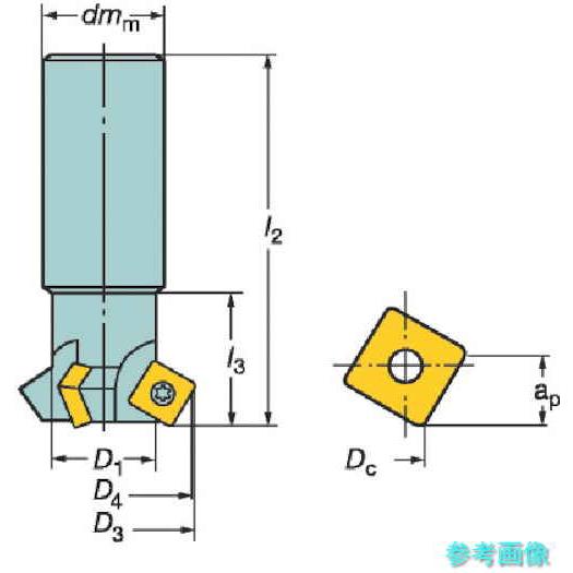 SANDVIK R215.64-36A32-6012 U-Max面取りエンドミル(440) 【1個】 : イーキカイ ヤフーショッピング店 - 通販 - Yahoo!ショッピング