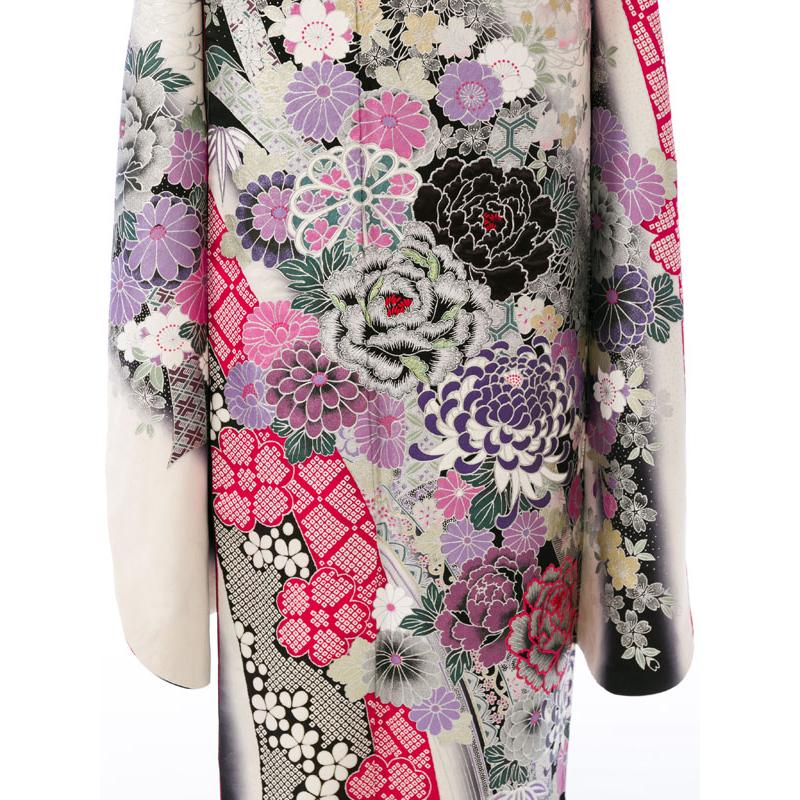 桂由美|正絹振袖|155〜168cm|振袖フルセット(白系)|普通サイズ【2〜12月】 1S1727 : e-きものレンタル Yahoo!店 ...