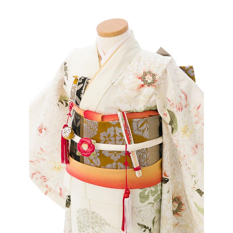 UNSODO|絵羽柄|115〜125cm|七五三着物レンタルフルセット(白系)|女の子(七歳) HAP7262 : e-きものレンタル Yahoo!店 - 通販 - Yahoo!ショッピング