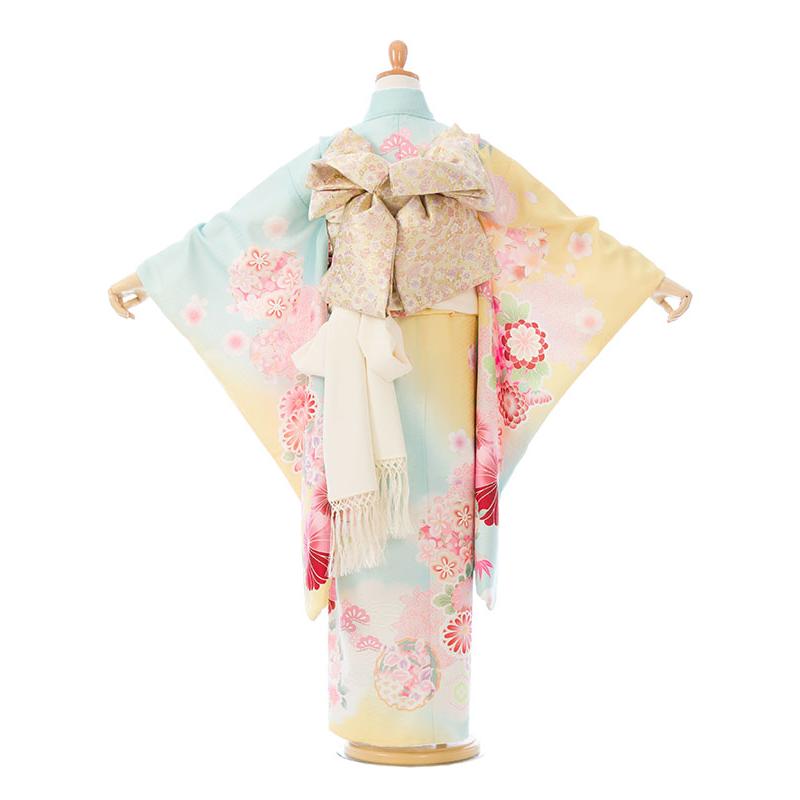 式部浪漫|絵羽|115〜125cm|七五三着物レンタルフルセット(ブルー系)|女の子(七歳) HAP7267 : hap7267 : e-きものレンタル Yahoo!店 - 通販 ...