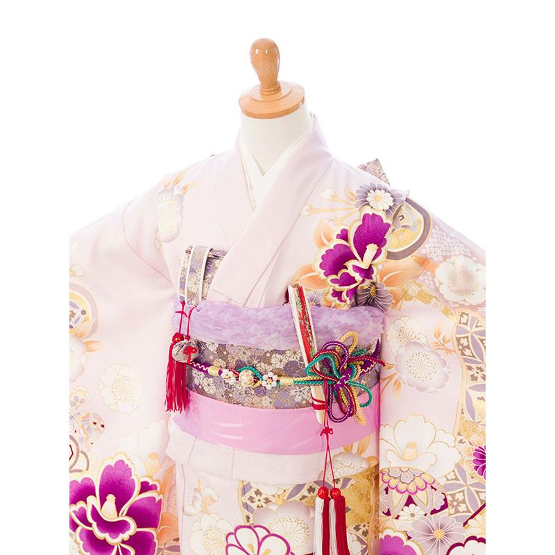 上質|絵羽|日本製|115〜125cm|七五三着物レンタルフルセット(ピンク系)|女の子(七歳) HAP7294 : e-きものレンタル Yahoo!店 - 通販 - Yahoo!ショッピング