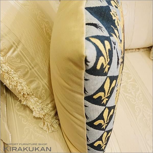 METRAX-CRAYE メトラックス 輸入 クッション ユリの紋章 水色 ベルギー製 パンヤ付 : 輸入家具・雑貨の専門店 e木楽館 ...