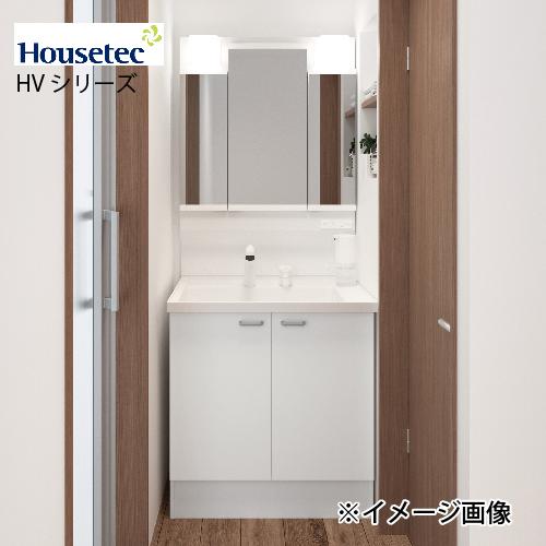 洗面化粧台 HVシリーズ ハウステック [HVM-L750HM-3B-HG+HV-B750NJTB- -SE ] 間口75cm 3面鏡 開き扉 ...