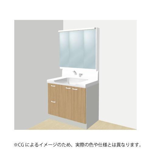 洗面化粧台 EJ トクラス TOCLAS [MBU0903MB+YEAE090RA C ] 間口900mm 3面鏡 片引出し 薄型照明付 C ...