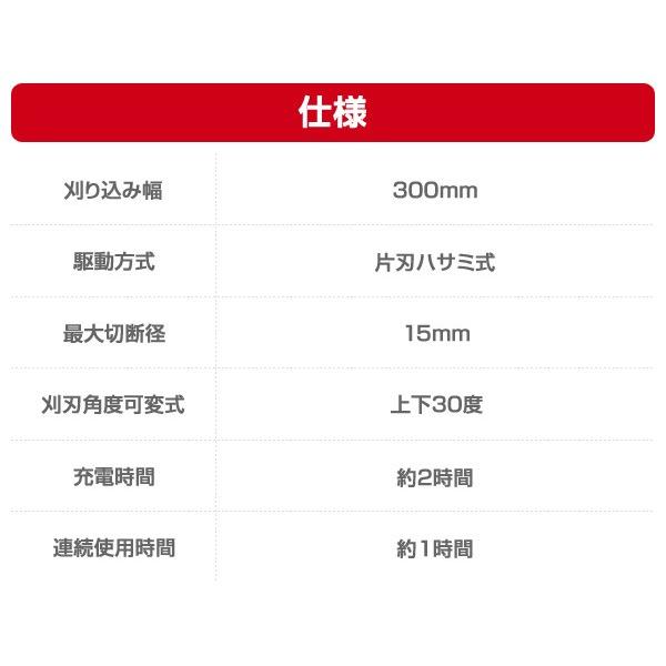ニシガキ工業 高速バリカン 充電式 (刈り込み幅300mm)1.5m N-903 剪定 刈り込み 刈込み 生垣 のこぎり バリカン 高枝高速バリカン 電動植木バリカン : くらしのeショップ ...