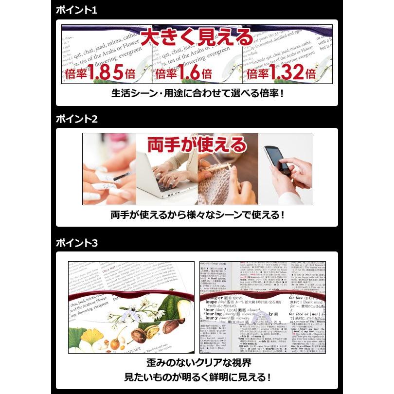 Hazuki（ハズキルーペ） 正規品 コンパクト レンズ10年保証 拡大率1.6