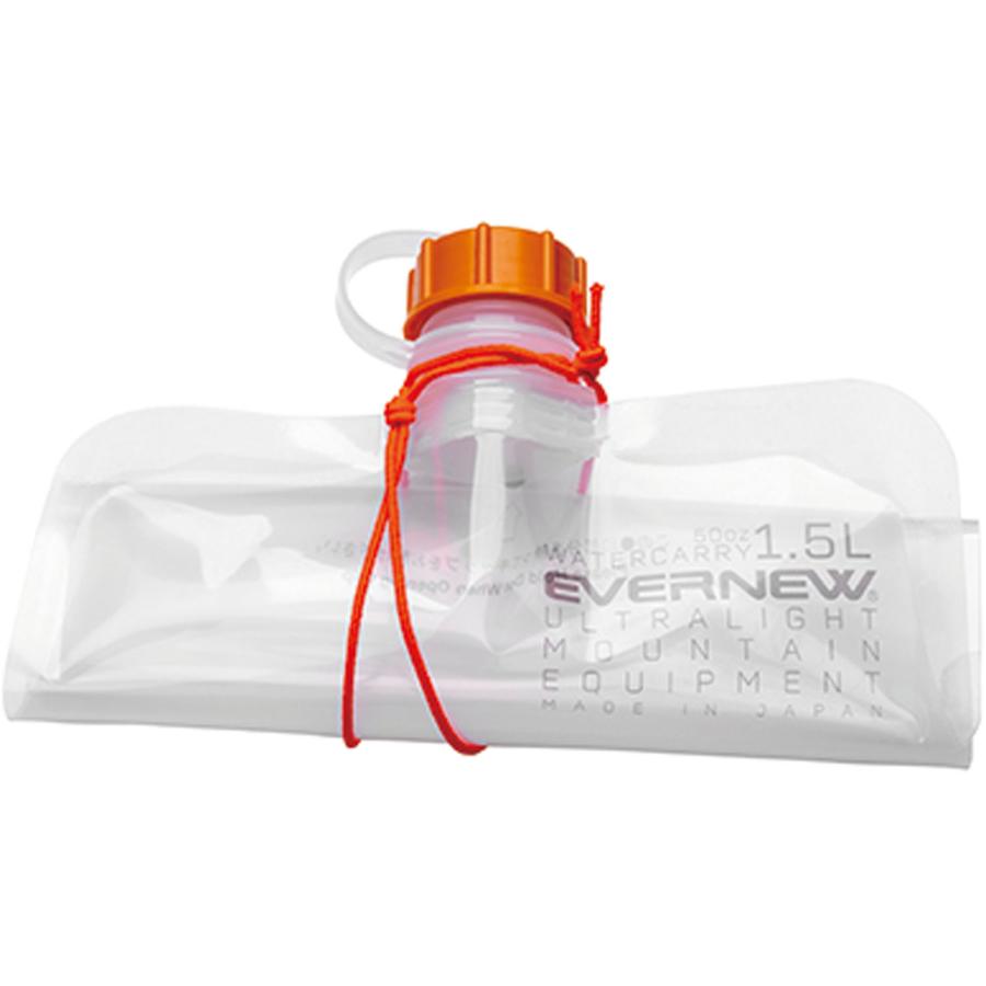 エバニュー Evernew ウォーターキャリー 1．5L キャンプ バーべーキュー 水筒 抗菌 自立 コンパクト 登山 軽量 ハイドレーション ウォーターキャリーバッグ EBY2 : ev ...