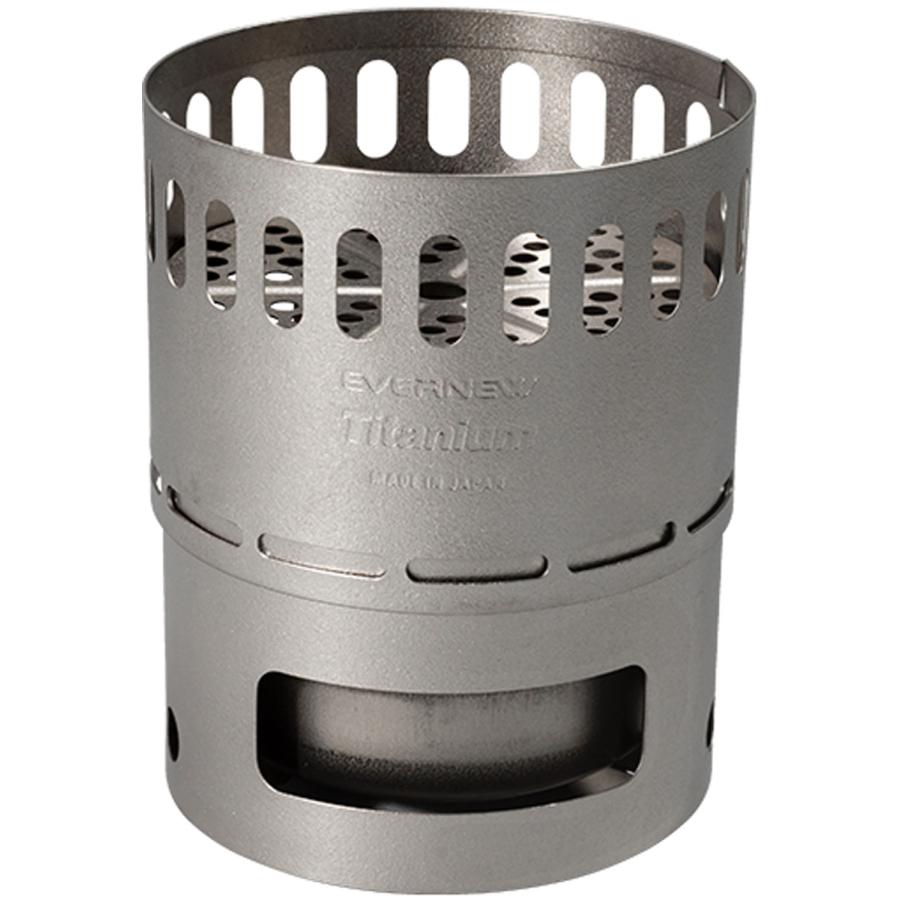 EVERNEW エバニュー Evernew アルコールストーブスタンドDXセット ストーブ キャンプ セット コンロ コンパクト 風防 ゴトク 五徳 チタン アルコールストーブ バーナー E ...