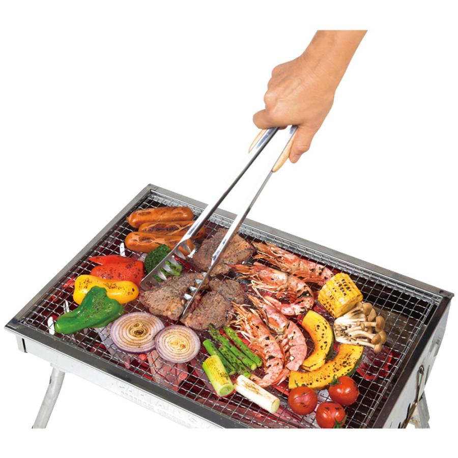 CAPTAIN STAG キャプテンスタッグ BBQ ウッドグリップパスタトング35cm UG-3231 UG3231 : 山とアウトドアの店 山気分 - 通販 - Yahoo!ショッピング