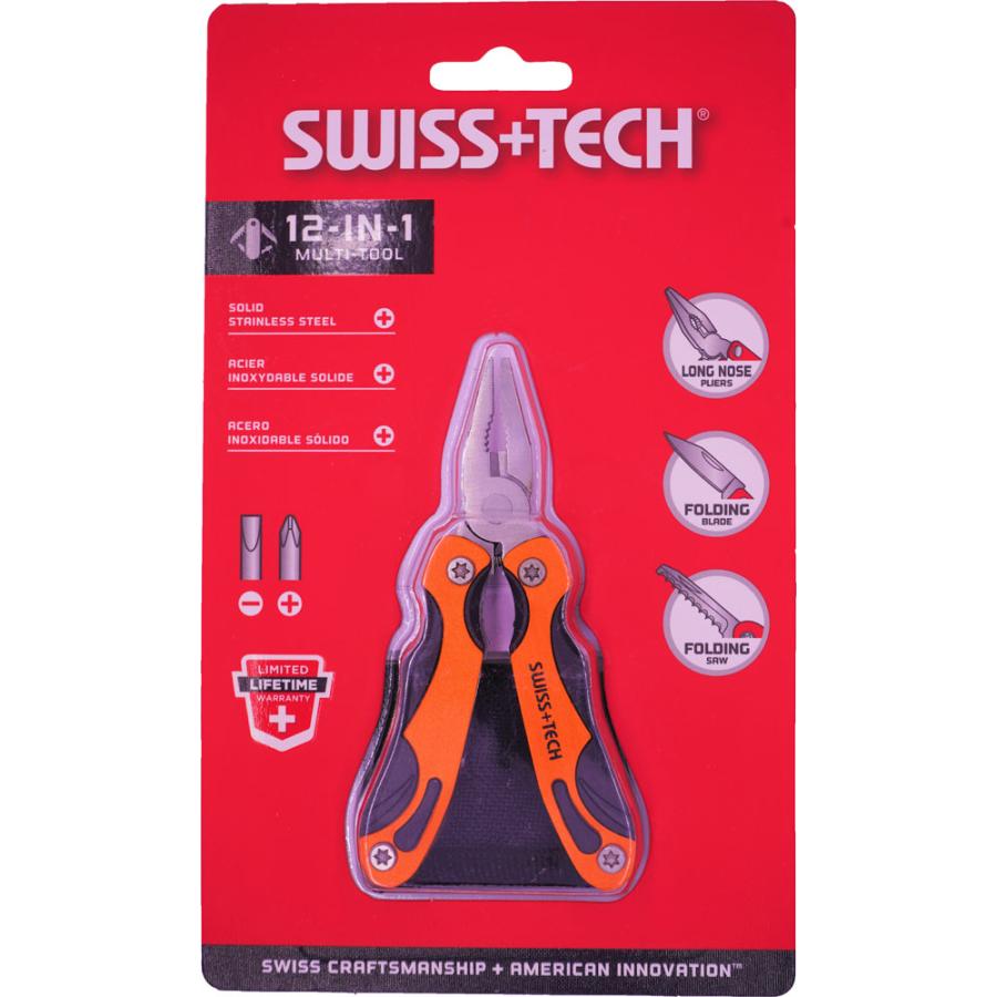 スイステック SWISSTECH マルチツール P−12 12457 :STA-12457-:山とアウトドアの店 山気分 - 通販 ...