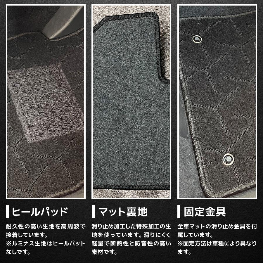 プリウス HV・PHEV共通 フロアマット トヨタ デラックス チェッカー ネイビー／ブラック : e-mat - 通販 - Yahoo!ショッピング