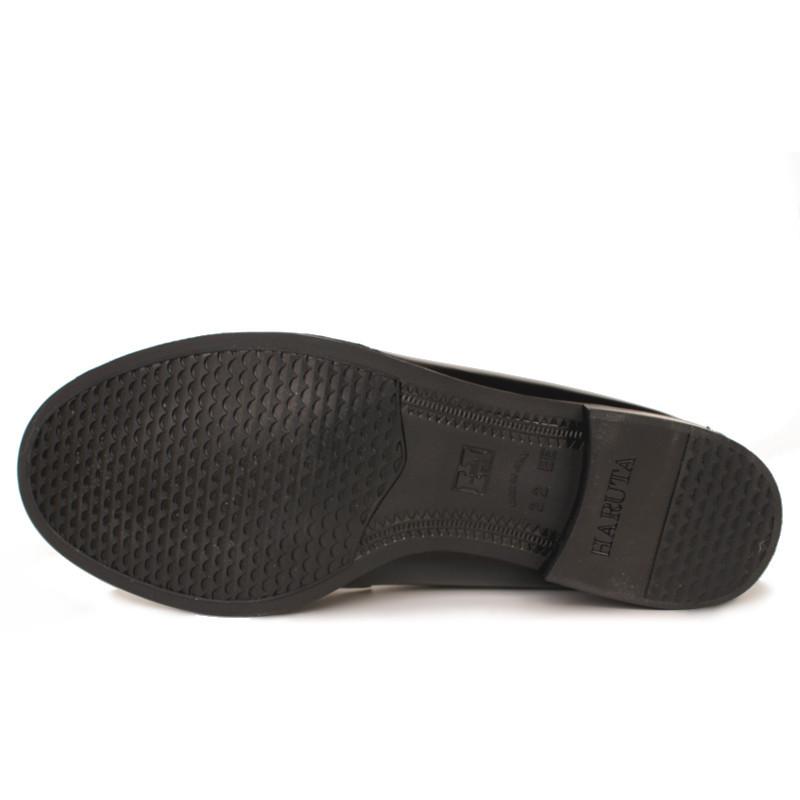 HARUTA ハルタ 4514(2E)BLACK 合皮ペニーローファー 通学靴 レディス 黒 : ミネルヴァ Yahoo!店 - 通販 - Yahoo!ショッピング