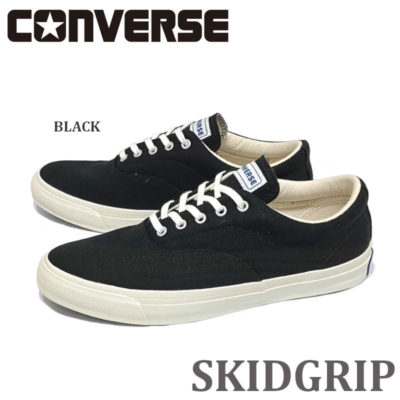 U.S.ORIGINATOR コンバース CONVERSE スキッドグリップ キャンバススニーカー ネイビー ブラック デッキシューズ : ミネルヴァ Yahoo!店 - 通販 - Yahoo ...