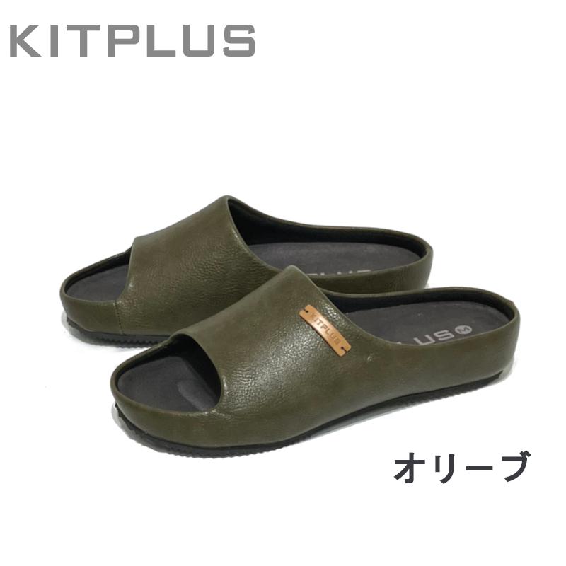 KITPLUS キットプラス コンフォートサンダル フェイクレザーサンダル (洗える) :2712200001:ミネルヴァ Yahoo!店 - 通販 - Yahoo!ショッピング