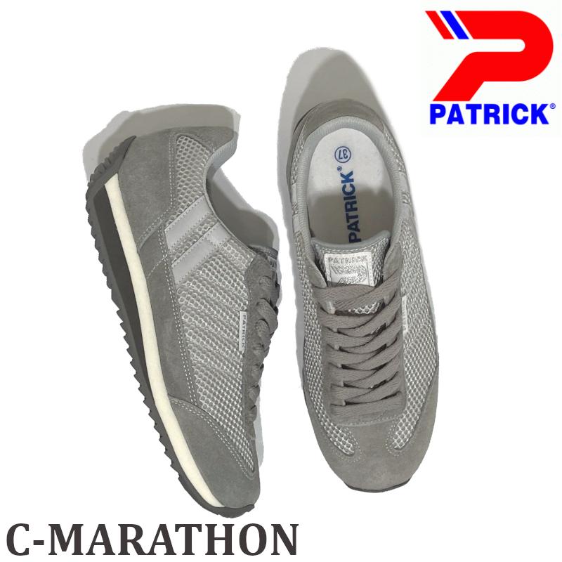 PATRICK パトリック C-MARATHON（クール・マラソン）262014 シルバー 日本製 : ミネルヴァ Yahoo!店 - 通販 - Yahoo!ショッピング