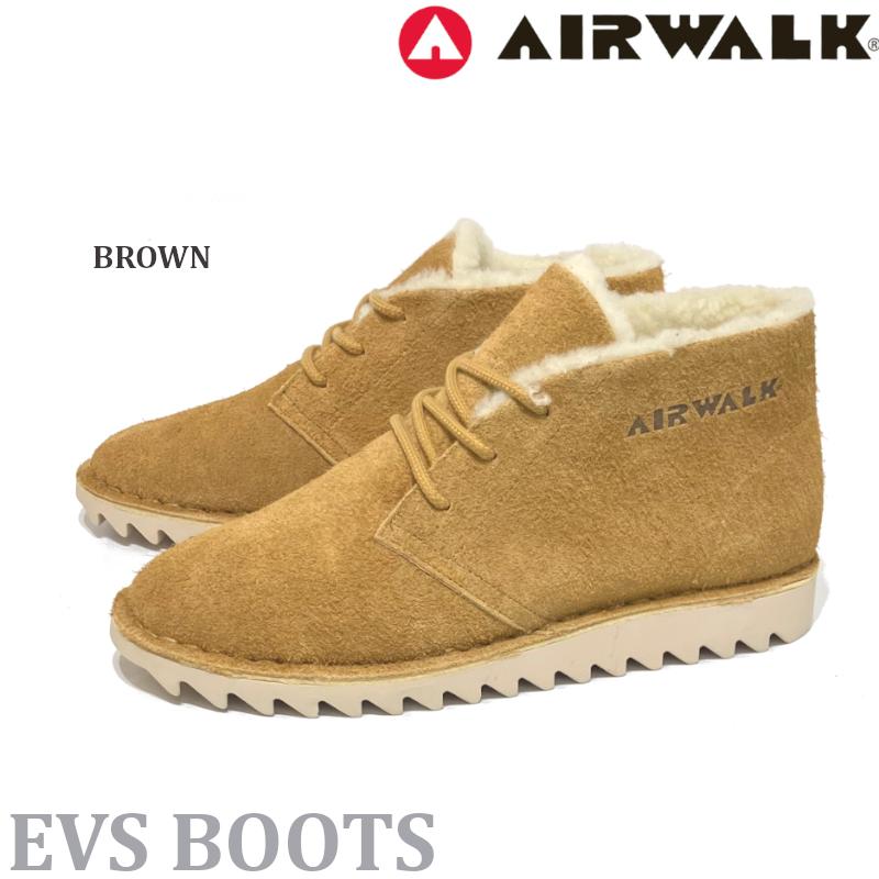 AIRWALK エアウォーク クラシック AIR WALK EVS BOOT シャークソールチャッカ― ブラウン（ベージュ） : ミネルヴァ Yahoo!店 - 通販 - Yahoo!ショッピング