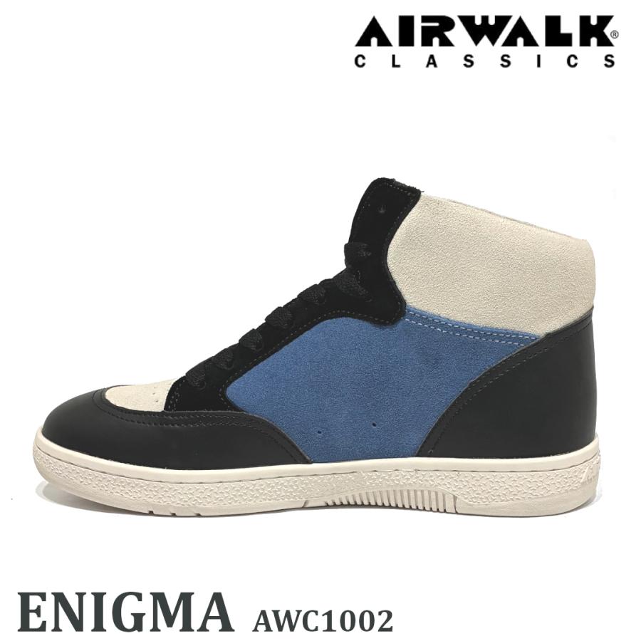AIRWALK エアウォーク クラシック AIR WALK AWC1002 Enigma エニグマ ミッドカットスニーカー ブルー : ミネルヴァ Yahoo!店 - 通販 - Yahoo ...