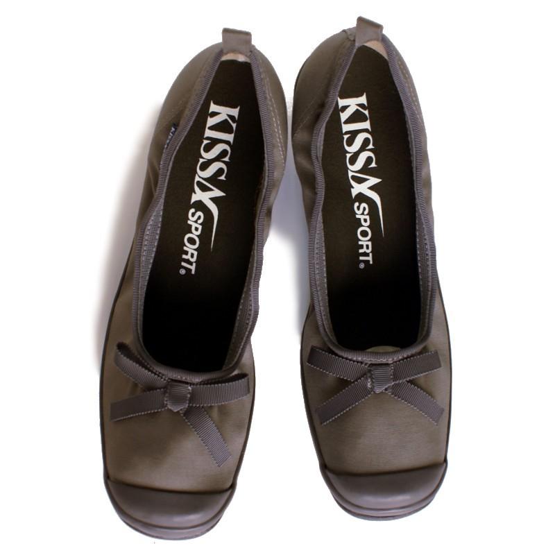 キサスポーツ KISSA SPORT KS8111 KHAKI リボンシューズ カーキオリーブ : ミネルヴァ Yahoo!店 - 通販 - Yahoo!ショッピング