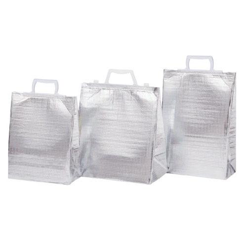 ミナクールパック CG12 保冷袋 アイス用手提げ折込V袋 M 100枚