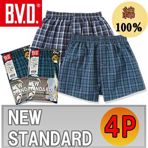 B.V.D BVD トランクス メンズ 紳士 4枚組 EY709 : いいもの発信こだわり情報局店 - 通販 - Yahoo!ショッピング