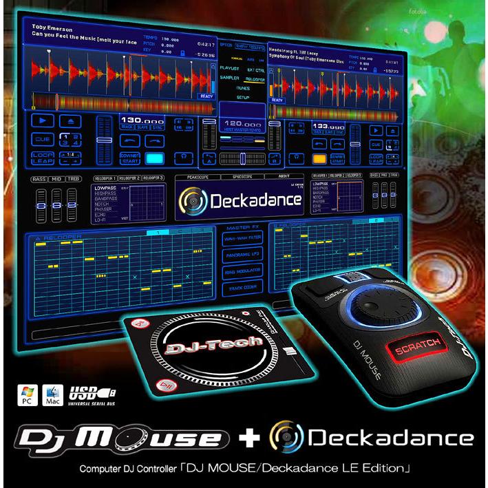DJ MOUSE + Deckadance LE Edition Windows MacOSX ジョグホイール 日本語説明書 【DJ ...