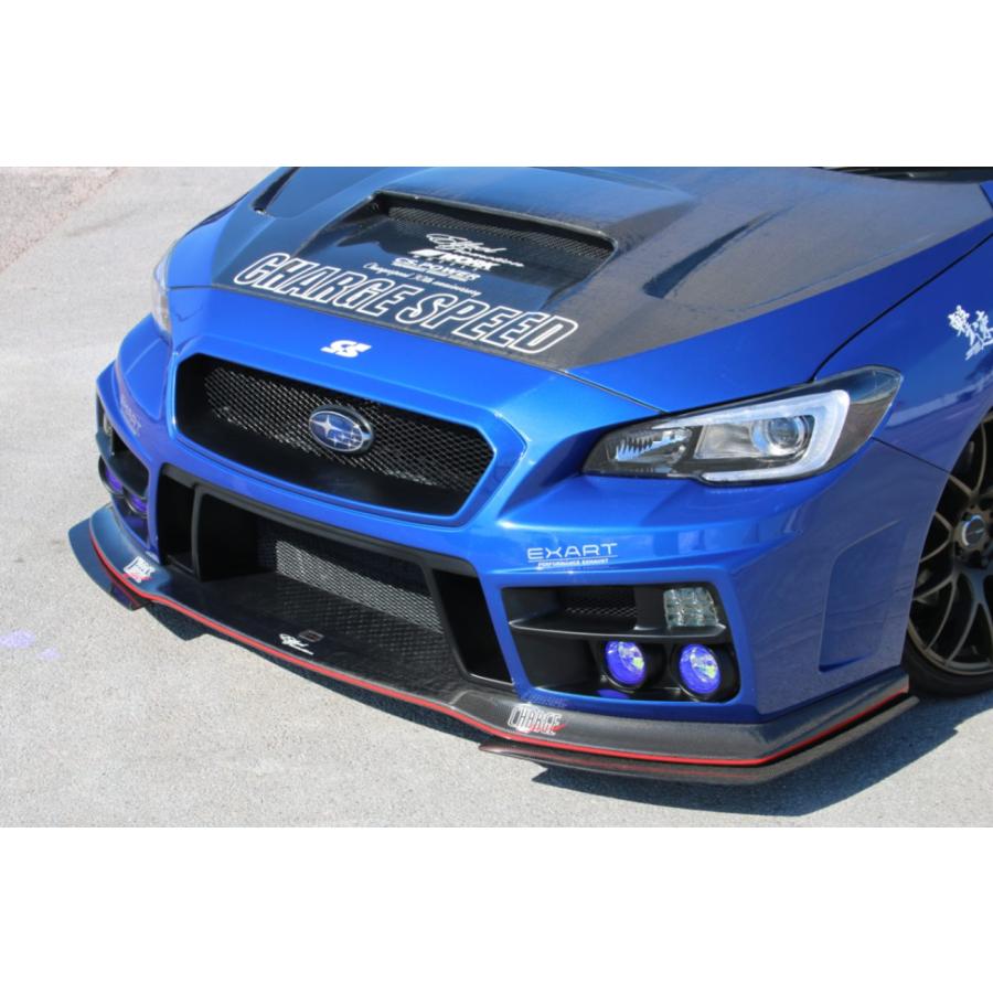 チャージスピード CHARGESPEED WRX STI/S4 VA# フロントバンパー TYPE-1A アンダー部 FRP製 ...