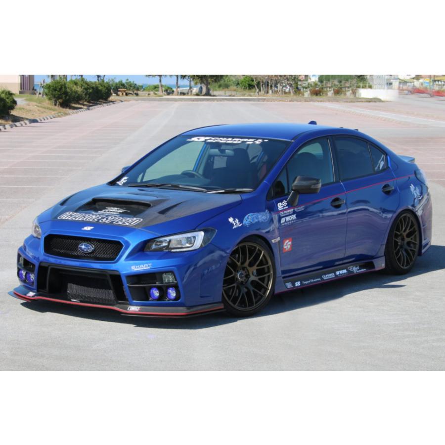 チャージスピード CHARGESPEED WRX STI/S4 VA# バンパー TYPE-1A 3点セット フロントアンダー部 カーボン製 ...
