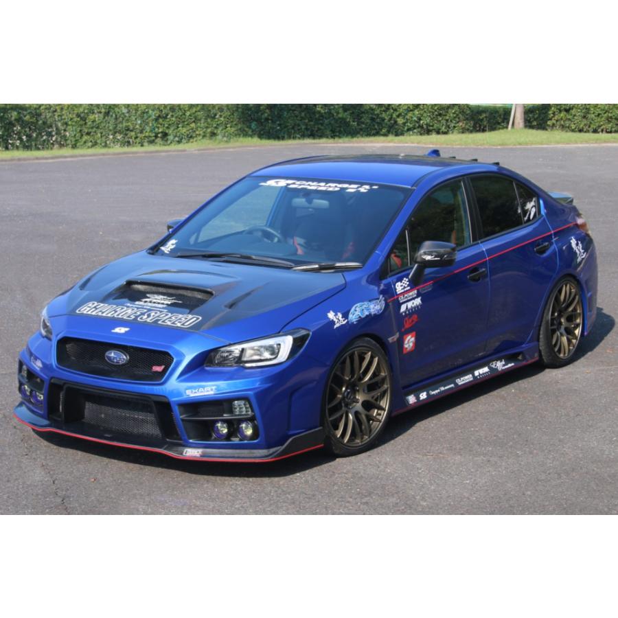 チャージスピード CHARGESPEED WRX STI/S4 VA# バンパー TYPE-1B 3点セット フロントアンダー部 FRP製 ...
